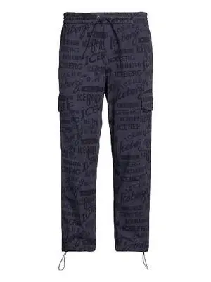 Iceberg Cotton Ripstop Cargo Pants - Blue