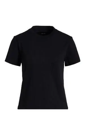Amiri Cotton Jersey T-shirt With Embroidered Logo - Black