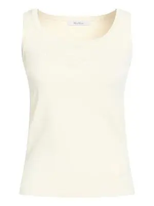 Max Mara Top Viscose Polyamide - White