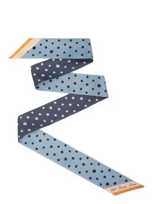Fendi Silk Falena Dots Wrappy - Multicolour