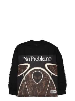 NO PROBLEMO Alien Ls Moto Sweatshirt - Black
