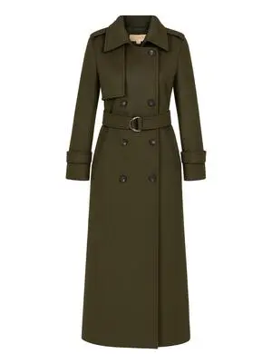Michael Kors Belted Trench Coat - Brown