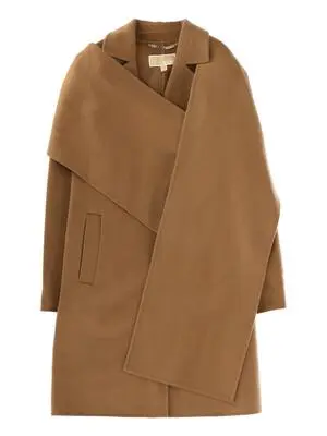 Michael Kors Coat With Scarf - Beige