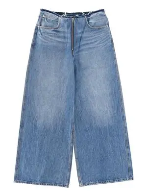 Alexander Wang Surge Wide Leg Jeans - Denim