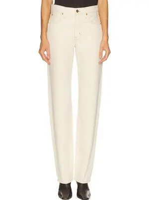 SLVRLAKE Phoenix Relaxed Straight-leg Jeans - Winter Ecru