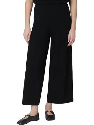 Max Mara Viscose-knit Cropped Trousers - Blue