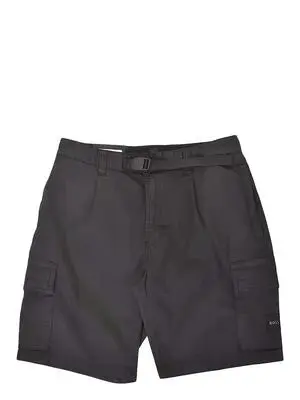 Hugo Boss Belted Cargo Shorts - Grey
