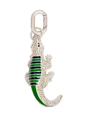 Clare V. Alligator Bag Charm - Silver