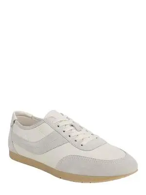 Vince La Runner Leather Sneakers - Horchata/pebble White