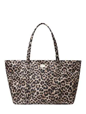LOEFFLER RANDALL Dina Leopard Print Tote