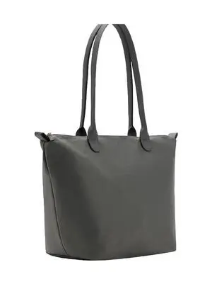 Mango Nylon Shopper Bag Grey