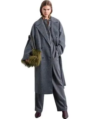 TOPSHOP Double Breasted Long Coat