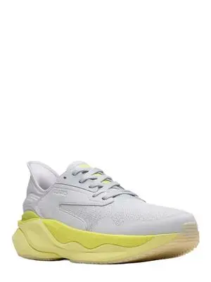 Clarks Pace Lace-up Sneaker - White/lime