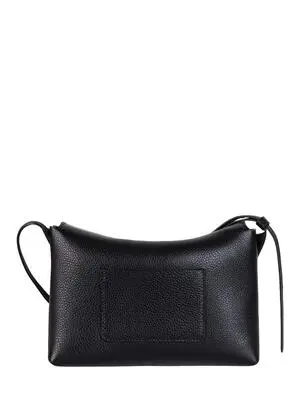 WANDLER Mini Penelope Leather Shoulder Bag - Black Crust 3283