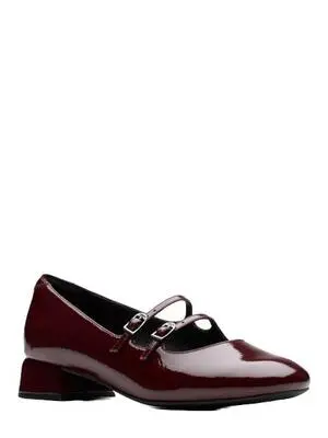 Clarks Daiss Shine Mary Jane Pump - Burgundy Patent