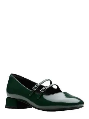 Clarks Daiss Shine Mary Jane Pump - Dark Green