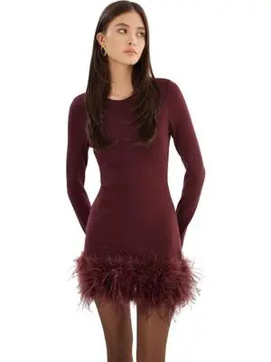 LAMARQUE Bahira Mini Dress - Syrah