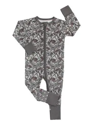 FLETCH Convertible One-piece Footed Romper - Hidden Camo