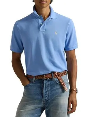 Polo Ralph Lauren The Iconic Cotton Mesh Polo Bristol Blue/c1359