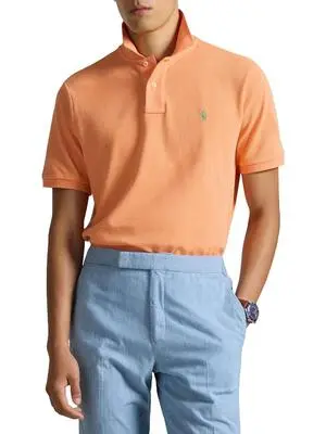 Polo Ralph Lauren The Iconic Cotton Mesh Polo Pompano Orange/c5566