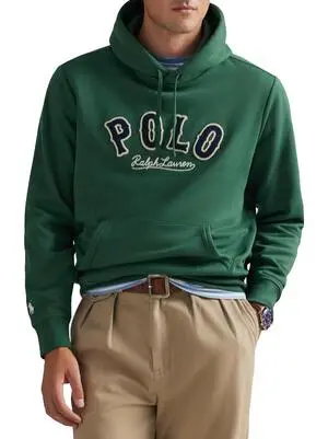 Polo Ralph Lauren The Rl Western Logo Fleece Hoodie - Verano Green