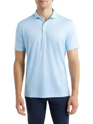 Johnnie-o Rud Geo Print Performance Jersey Polo - Maliblu