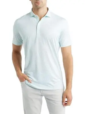 Johnnie-o Prawn Performance Jersey Polo - Cilantro