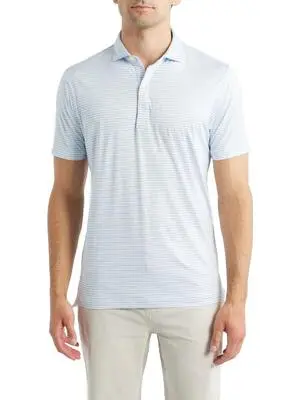 Johnnie-o Seymour Stripe Featherweight Performance Polo - Kona