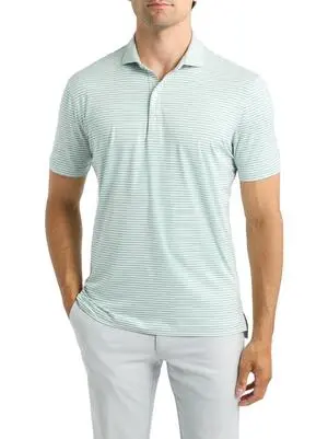 Johnnie-o Seymour Stripe Featherweight Performance Polo - Sublime