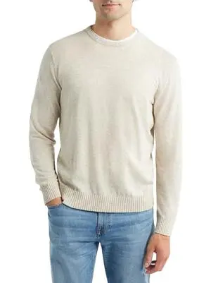 Johnnie-o Albus Neppy Crewneck Sweater - Barley
