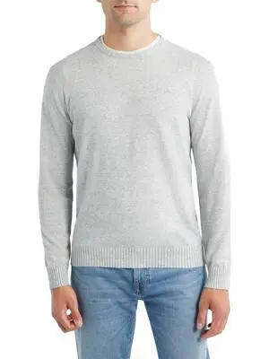 Johnnie-o Albus Neppy Crewneck Sweater - Light Gray
