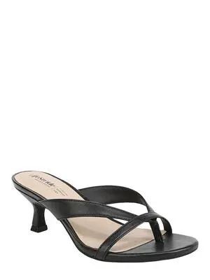 LIFESTRIDE Navine Kitten Heel Flip Flop Black