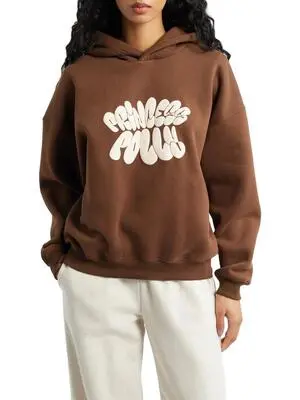 Princess Polly Brand Logo Hoodie - Chocolate