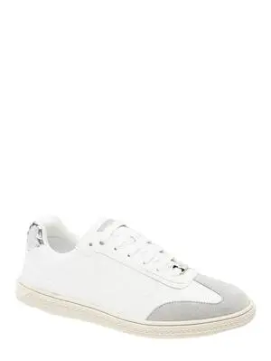 Versace Greca Court Sneakers - Pearl Grey White Silver