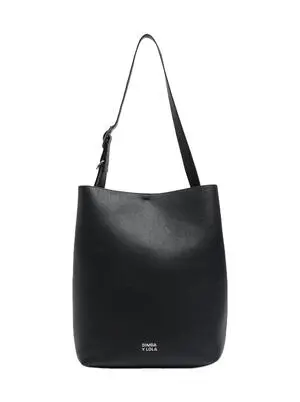 Bimba Y Lola High Leather Carlino Bag - Black