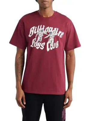 BILLIONAIRE BOYS CLUB Bb Flyers Astronaut Cotton Graphic T-shirt - Rhododendron