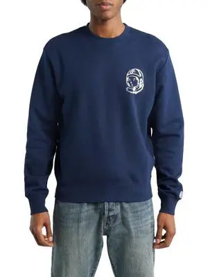 BILLIONAIRE BOYS CLUB Bb Helmet Crewneck Sweatshirt - Navy Blazer