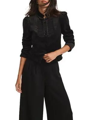 MINT VELVET Velvet Military Jacket