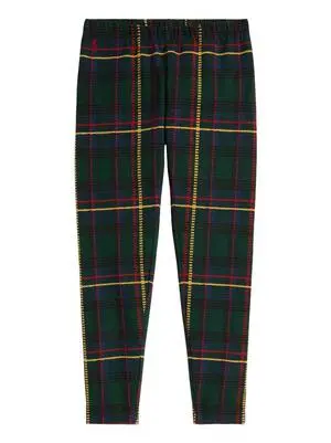 Polo Ralph Lauren Plaid Stretch Jersey Leggings - Winter Valley Plaid