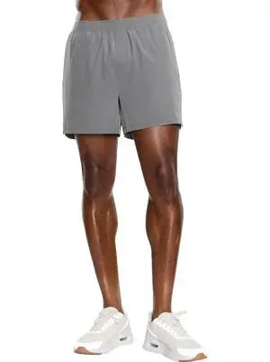 PELOTON Rib Panel Active Short - Fossil Gray