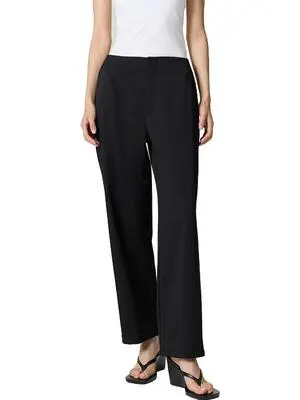 NOCTURNE Pleated Trousers - Black