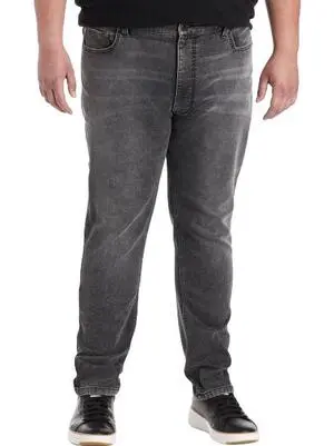TRUE NATION BY DXL Big & Tall Slim Fit Weekend Jeans - Grey Watch