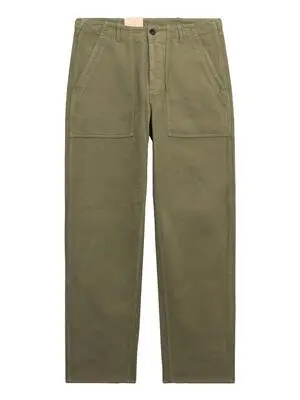 FORTELA Corduroy Fatigue Trousers - Olive
