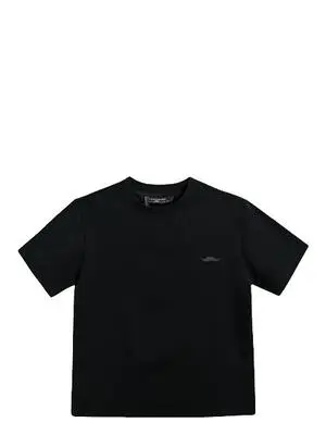 MOUSTACHE T-shirt With Mustache Detail - Black