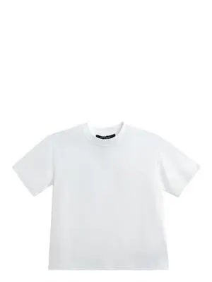 MOUSTACHE T-shirt With Mustache Detail - White