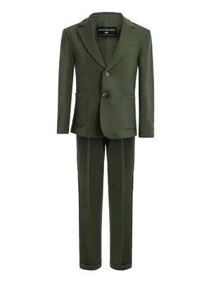 MOUSTACHE Slim-fit Suit Set - Green
