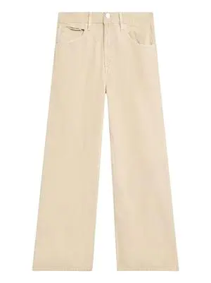 Hudson Jeans Luca Cotton Wide-leg Five-pocket Pants - Astor