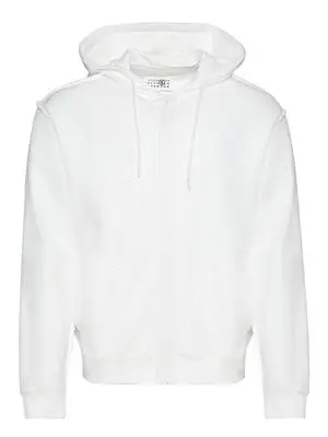MAISON MARGIELA Cotton Sweat Jacket - Off White