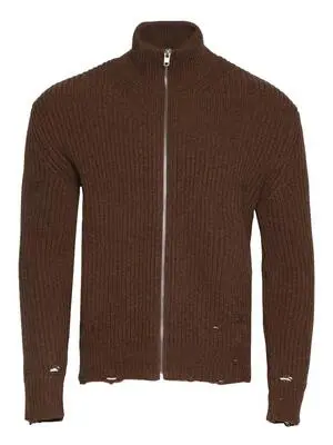 MAISON MARGIELA Sports Jacket Melange - Brown