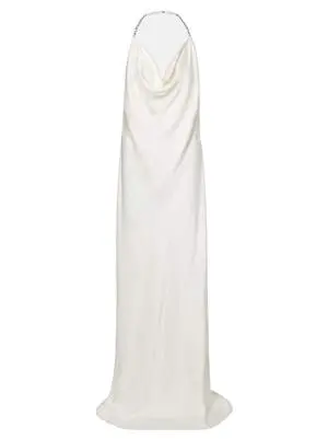 Stella McCartney Crystal-embellished Gown - White